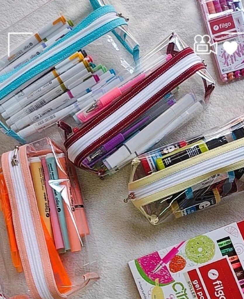 Cartucheras Transparentes – Wabi Sabi Librería