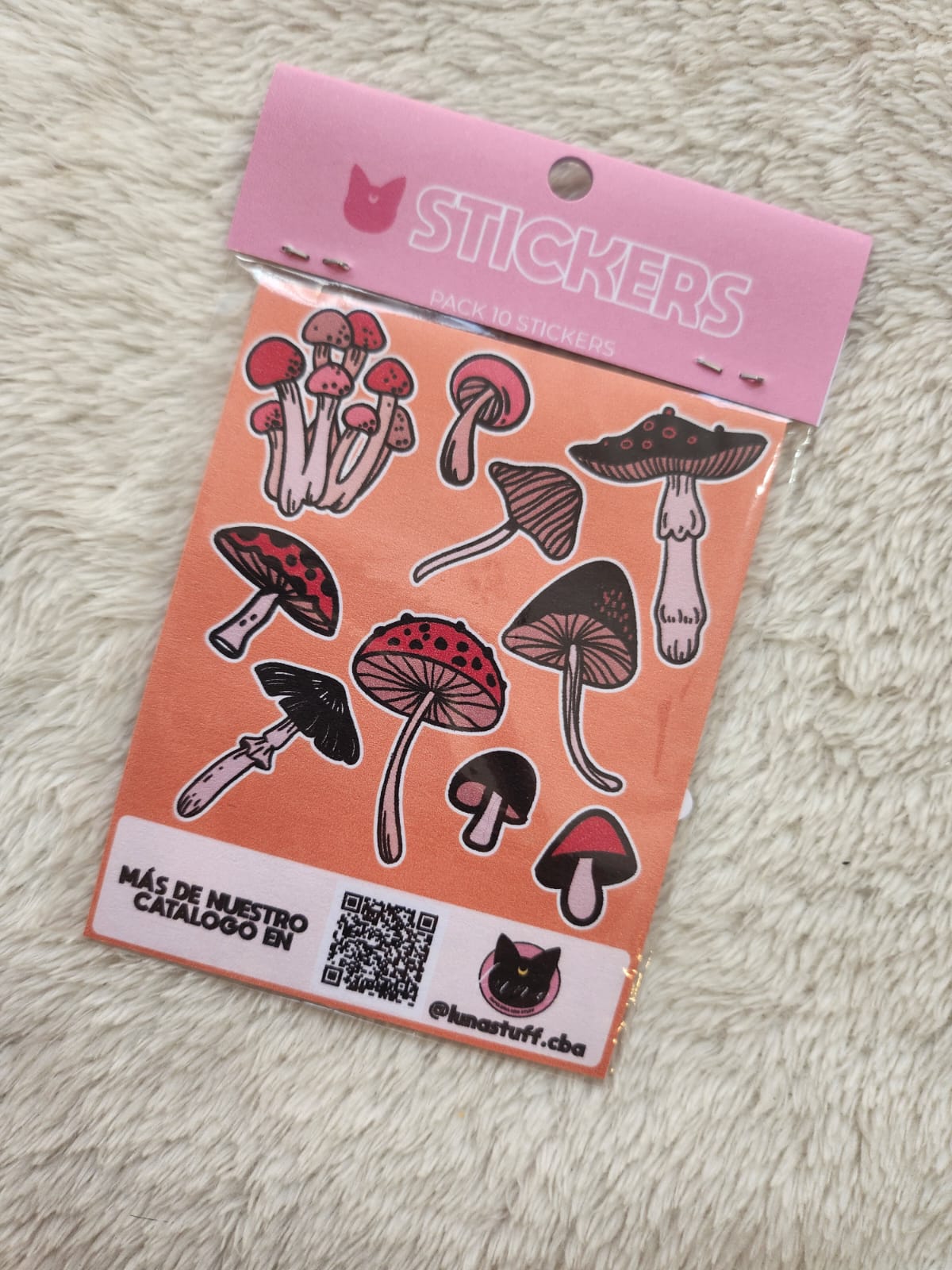 Sticker Hongos – Wabi Sabi Librería